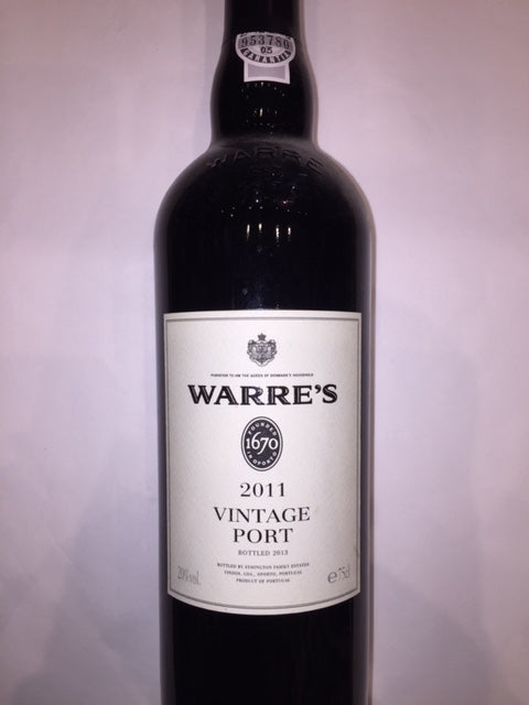 Warre's 2011 vintage Port 75cl – Wine Raks